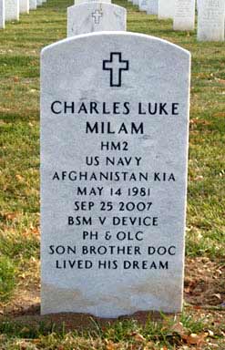 Charles Luke Milam - OurWarHeroes.org - Tribute sites by Q Madp